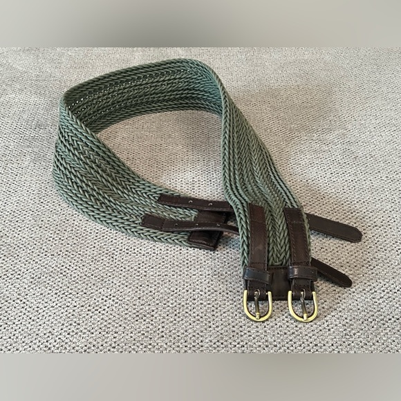 fosco | Accessories | Vintage Fosco Wide Woven Double Belt | Poshmark